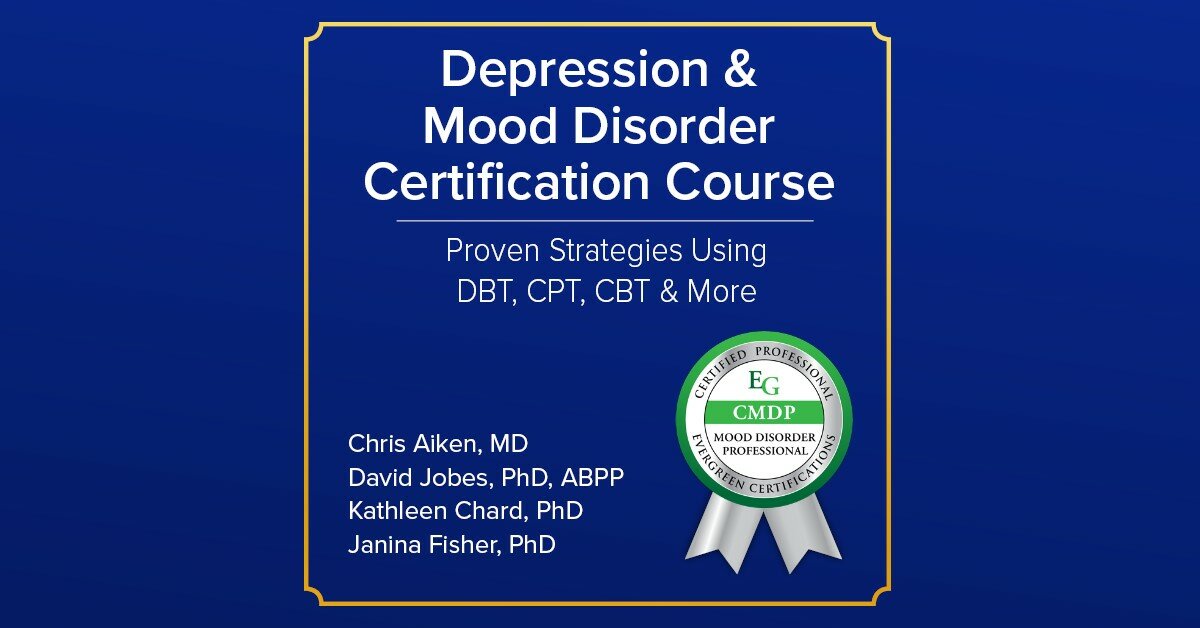 Depression and Mood Disorder Certification Training