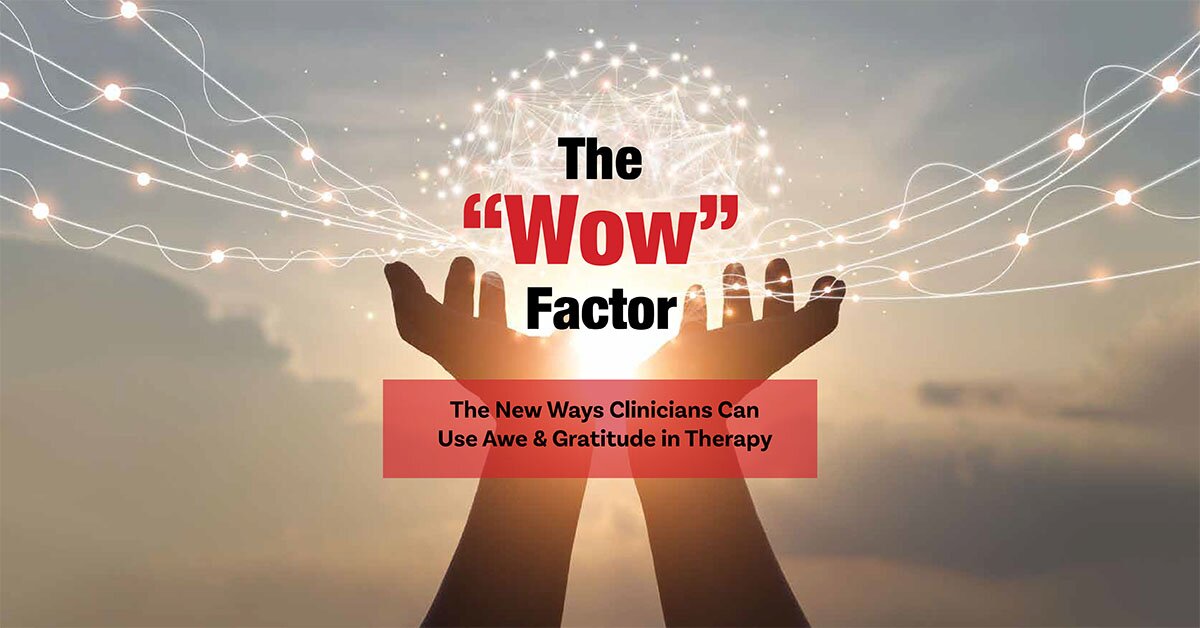 The “Wow” Factor: The New Ways Clinicians Care Use Awe and Gratitude in ...